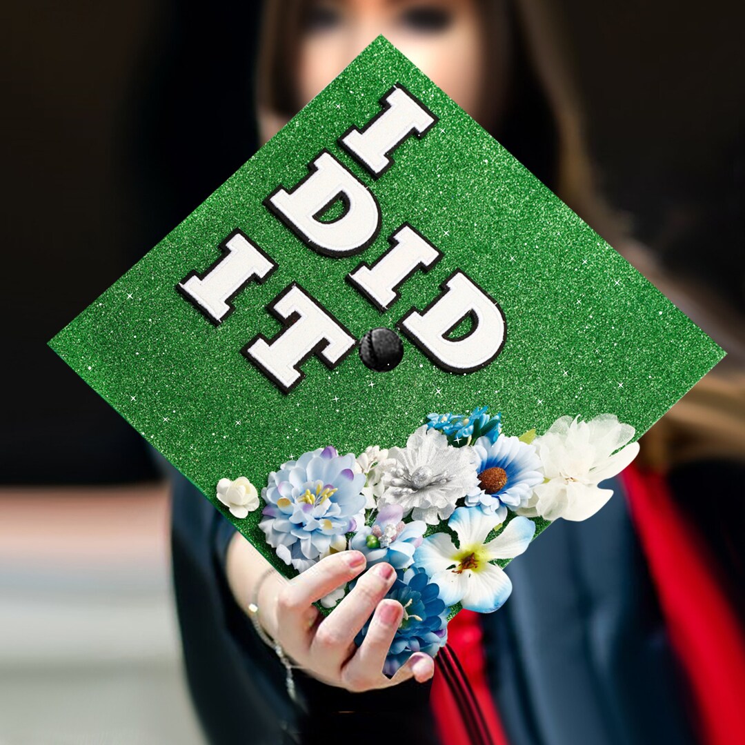 I Did It｜designer Graduation Cap Toppers-graduation Cap Decoration ...