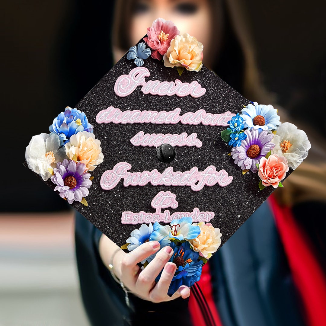 I Never Dream About Success｜Designer Graduation Cap Toppers-Graduation ...