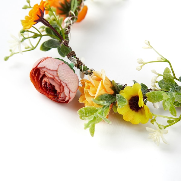 Floral Head Wreath - Etsy