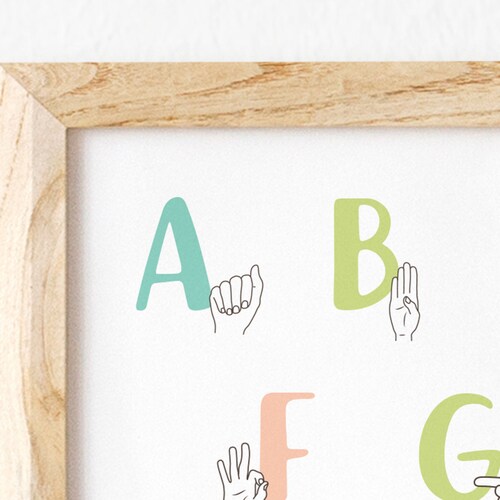 Sign Language Alphabet - Etsy