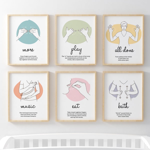 Sign Language Art - Etsy