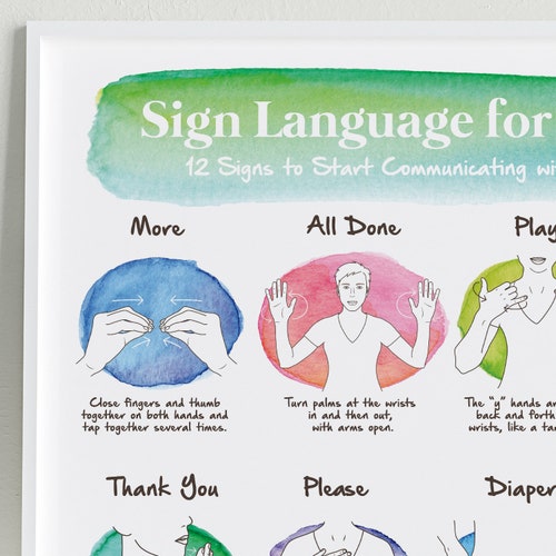 American Sign Language ASL Digital Download ONLY - Etsy