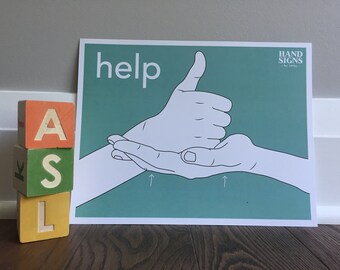 I Love You Sign Language Hand Sticker Decal Multicolor Car