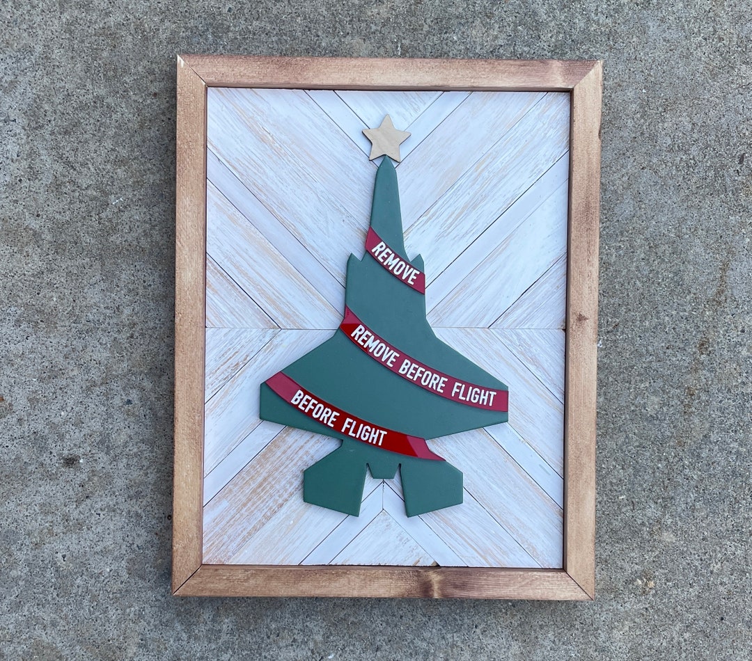 Fighter Jet Christmas Tree Remove Before Flight Pilot - Etsy