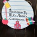 Personalized Teacher Door Sign - Etsy