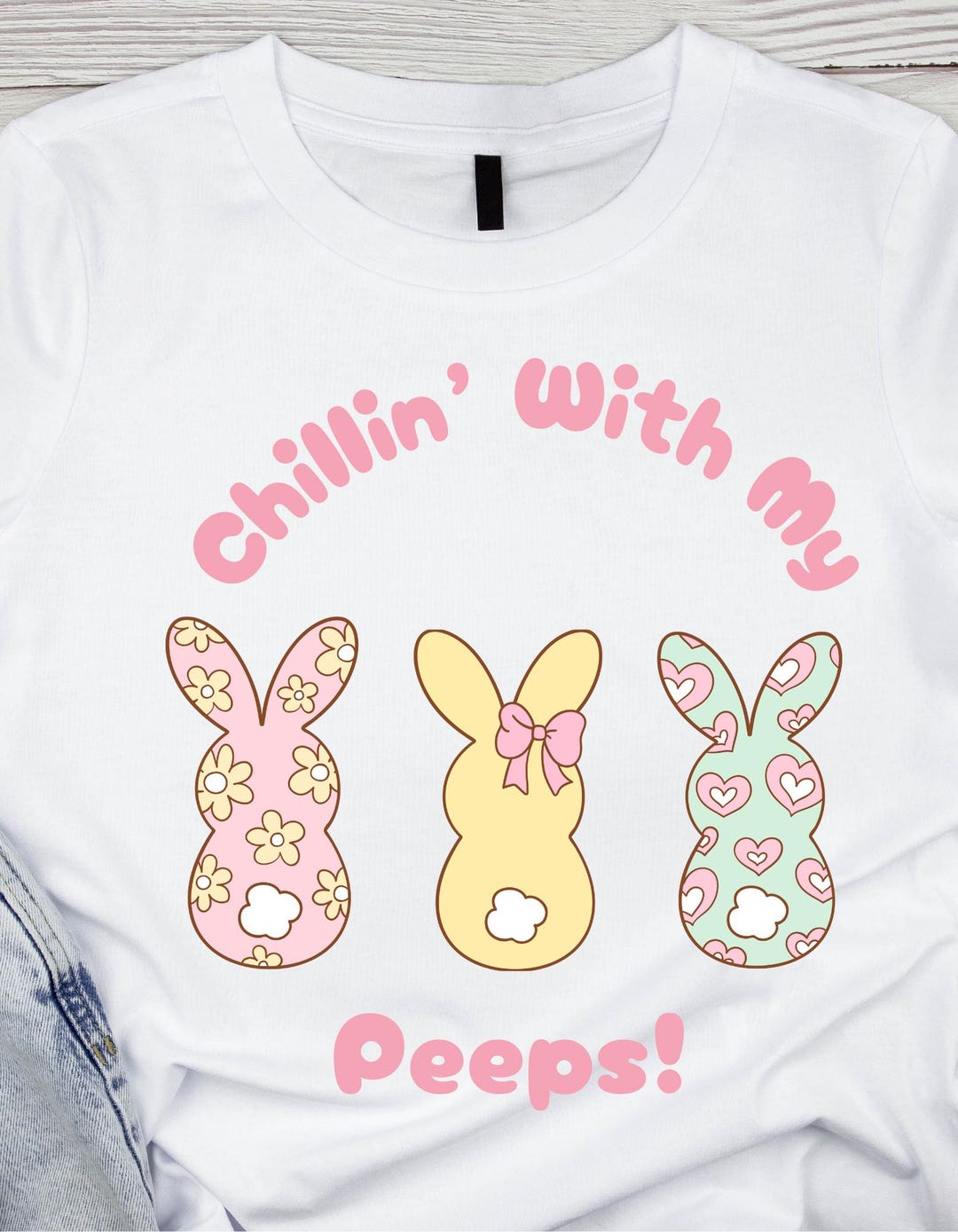 Retro Bunny T-shirt Design, SVG,PNG, Digital Design - Etsy