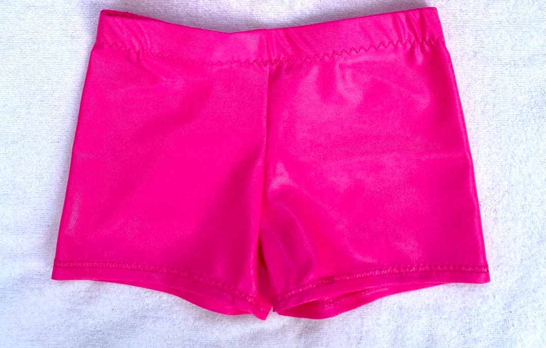 Neon Pink Orange Green Yellow Cheer Shorts Dance Shorts Gymnastics ...