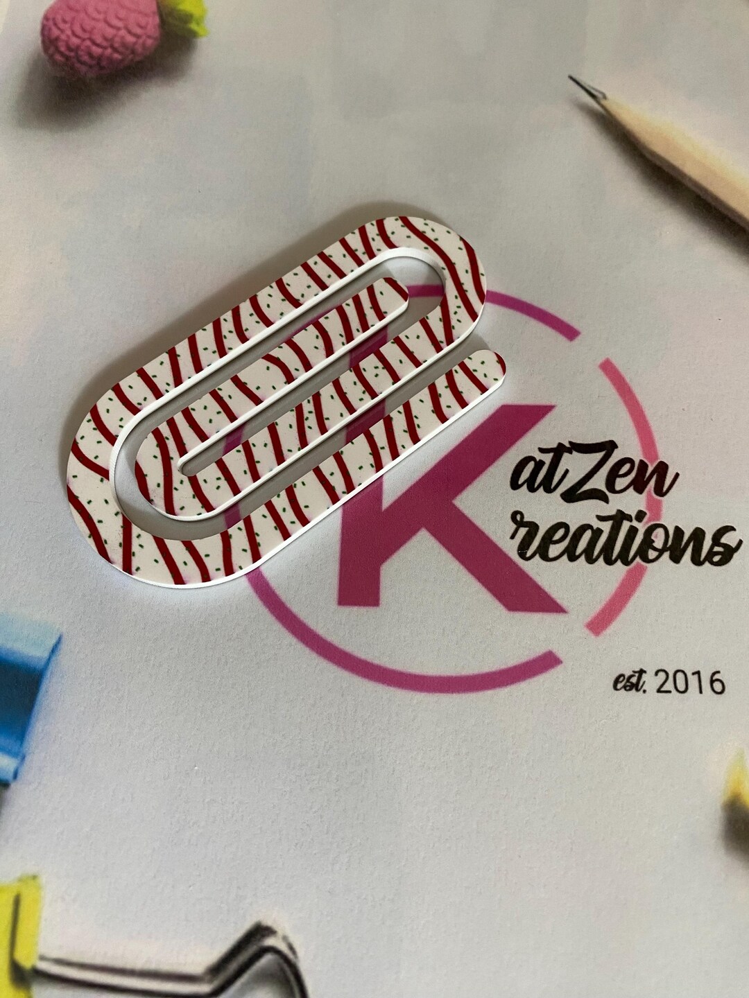 Jumbo Acrylic Paper Clip, Notebook Clip, Large Paper Clip, Planner ...