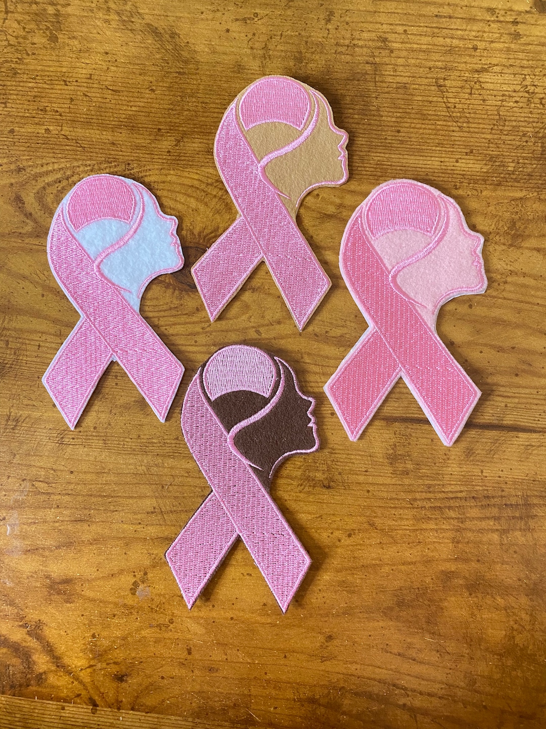 Breast Cancer Awareness Patch , Embroidered Design, Pink Color ...