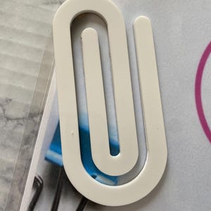 Jumbo Acrylic Paperclips, Notebook Clip,large Paper Clip, Planner Clips ...