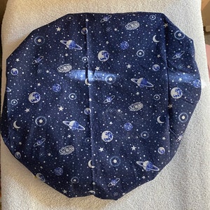 Custom Blue Galaxy Any Size Bonnet, Satin Bonnet, Sleep Cap, Satin ...