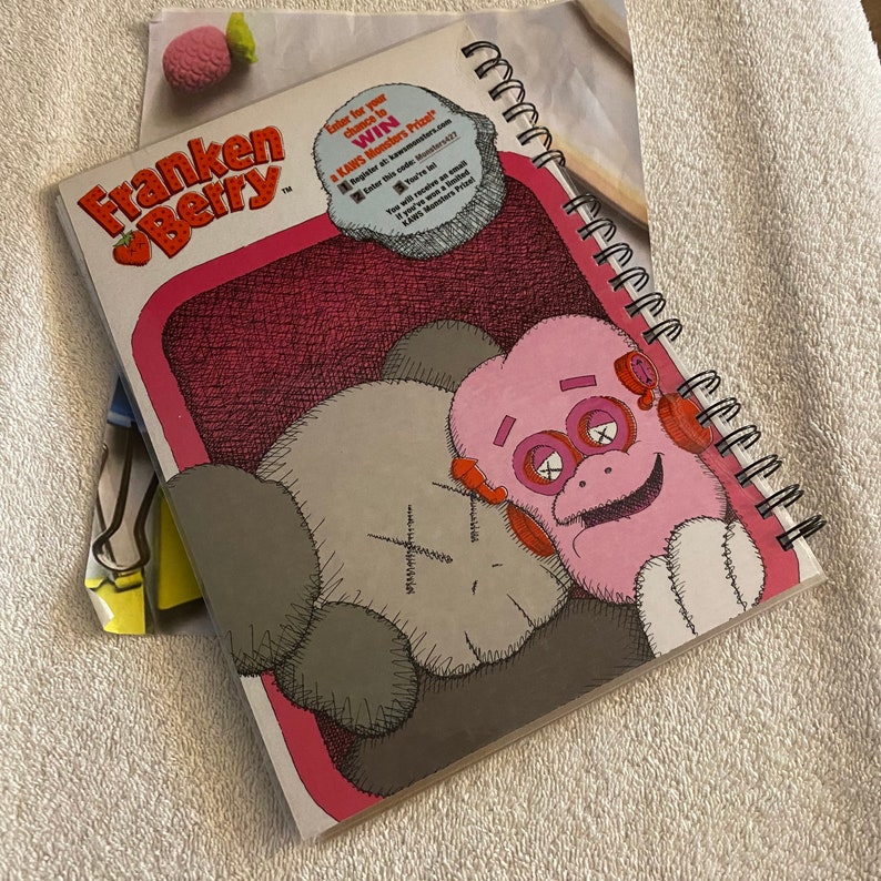 Handmade Monster Berry Wire Bound Sketch Book Journal Book - Etsy