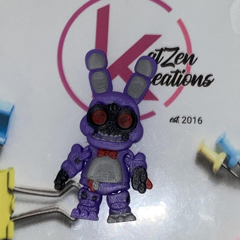 Five Nights at Freddys 3d Printed Figures - Etsy