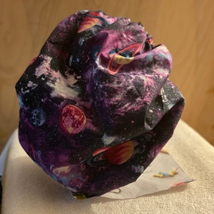 Custom Made Galaxy Any Size Bonnet, Satin Bonnet, Sleep Cap, Satin ...