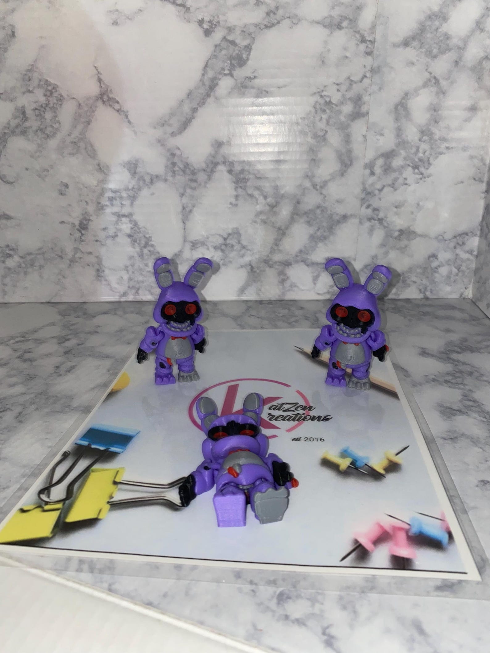 3D Printed Articulated Five Nights at Freddys, FNAF, Inspired Flexi ...