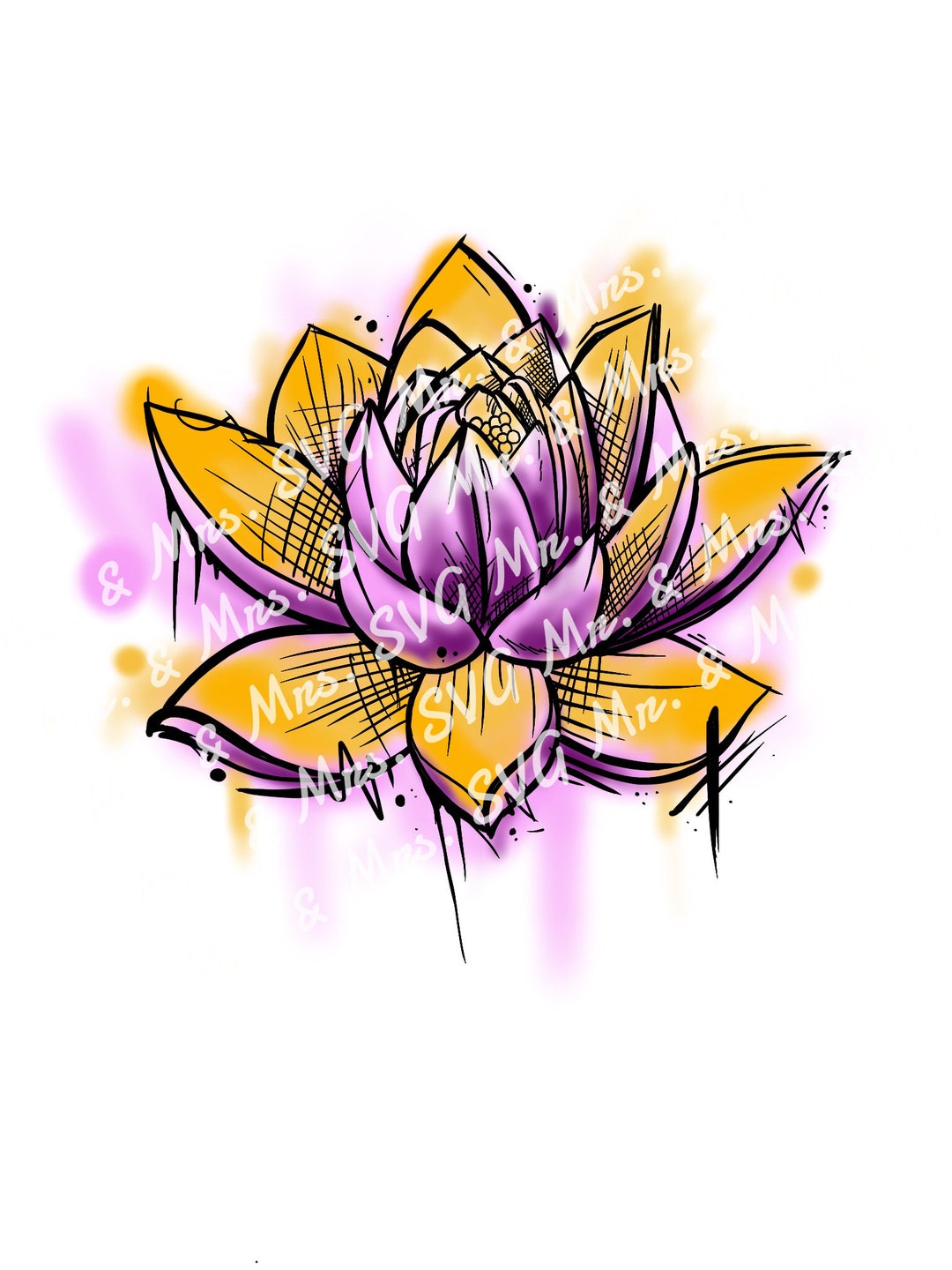 Lotus Flower digital Art 1536 X 2048 Px - Etsy
