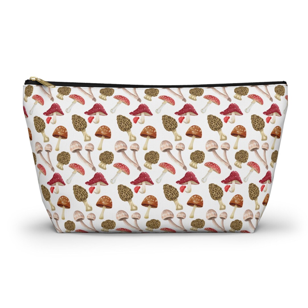 Mushrooms Accessory Pouch - Etsy