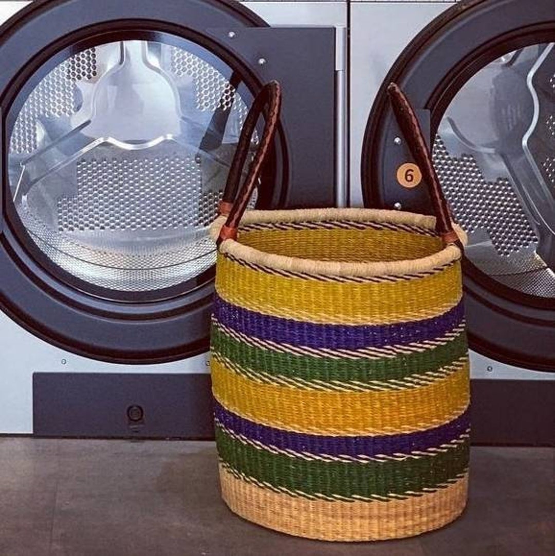 Handwoven Laundry Basket: Stylish Storage Solution for Organizing ...
