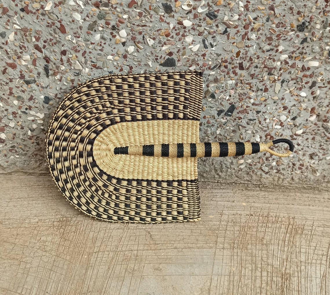 Straw Fan Hand Fan Wedding Fan Mother in Law Christmas | Etsy