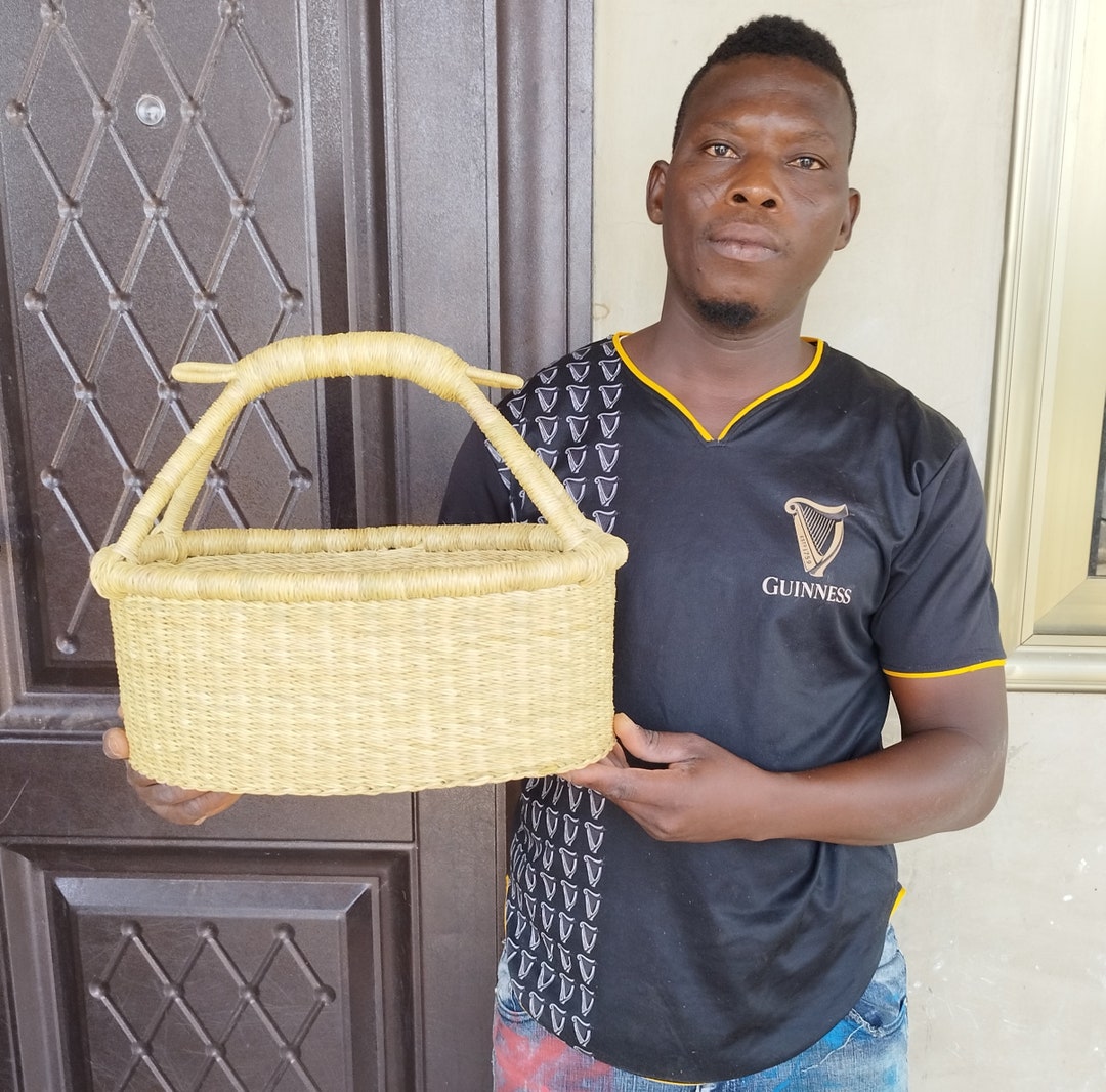 Handwoven Bread Basket: Rustic Kitchen Decor for Artisanal Breads - Etsy