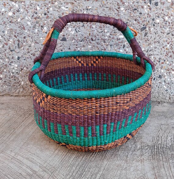 Bolga Basket Market Basket Shopping basket African Market | Etsy