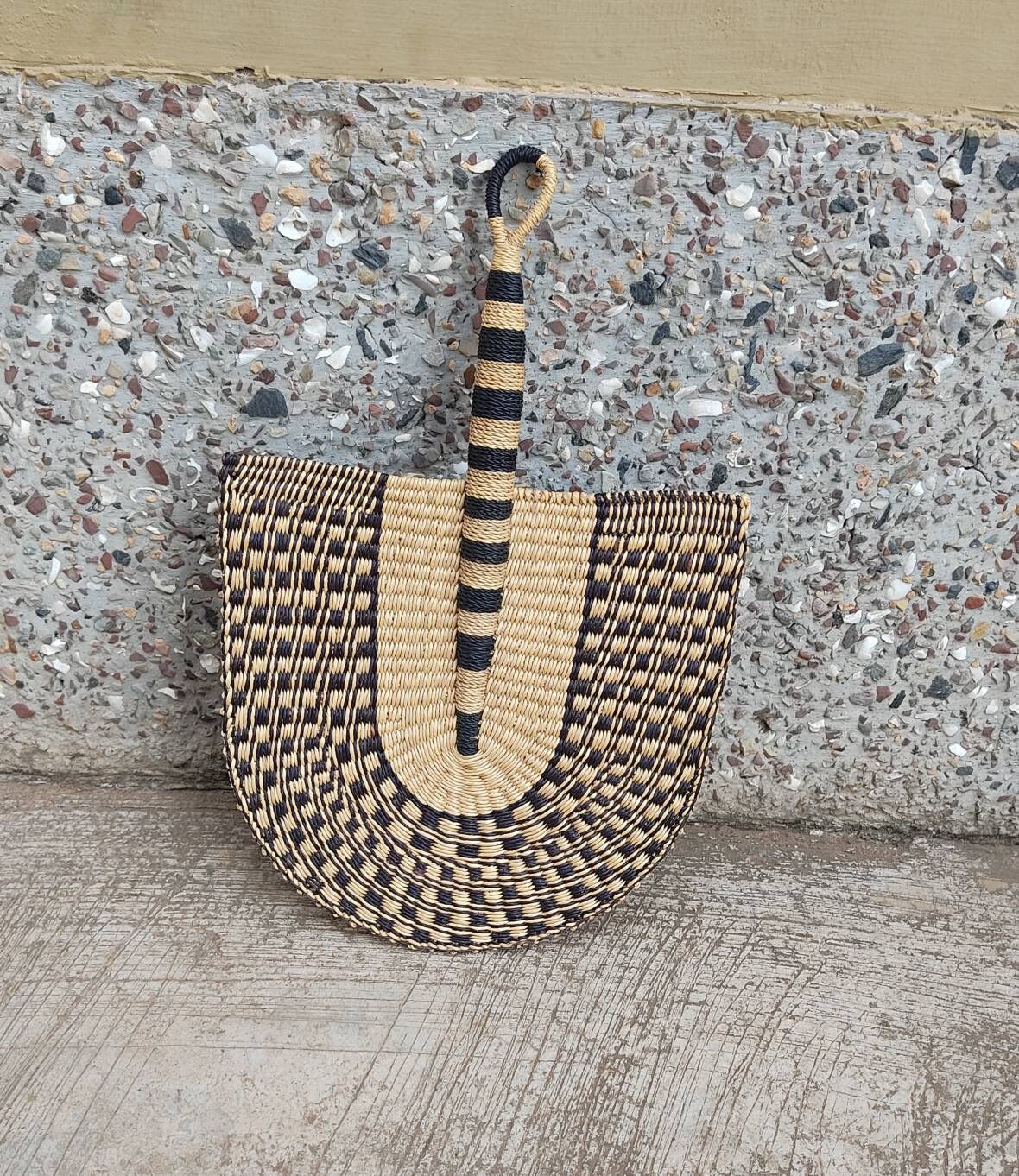 Straw Fan Hand Fan Wedding Fan Mother in Law Christmas | Etsy