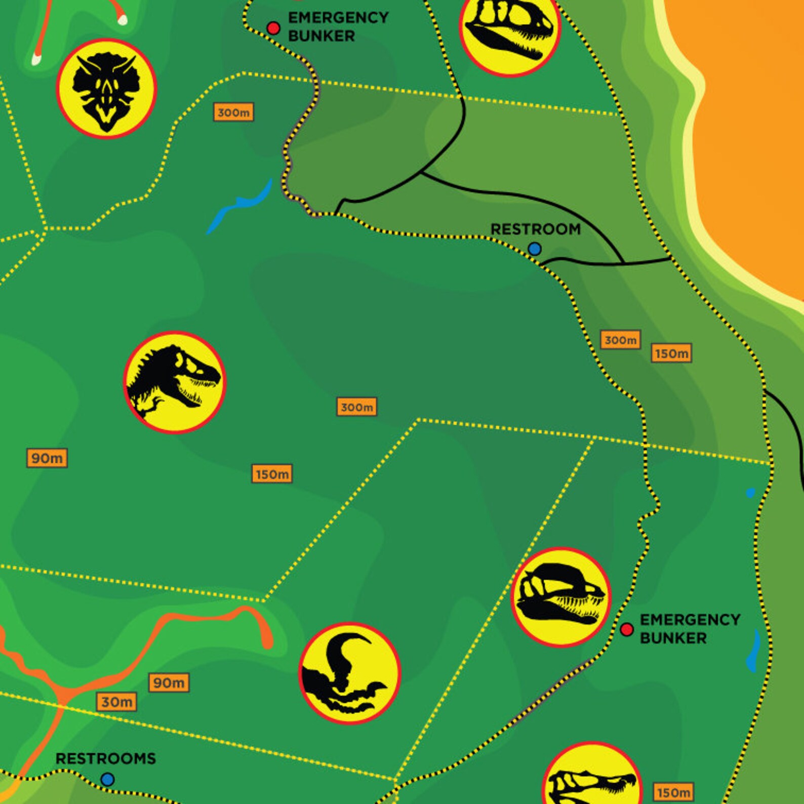 Jurassic Park Jurassic Park Poster Dinosaur Island Geek - Etsy Canada