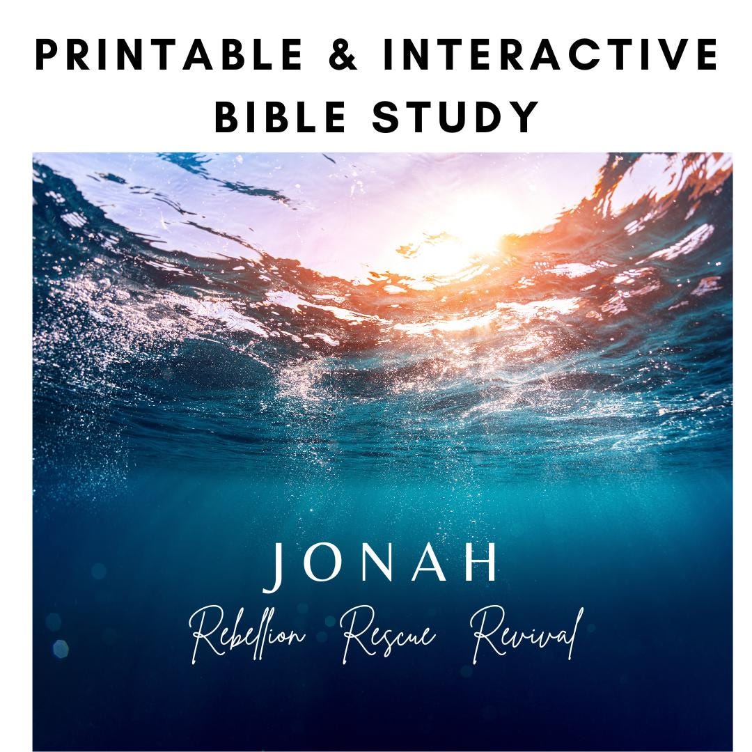 Jonah Bible Study Guide - Etsy