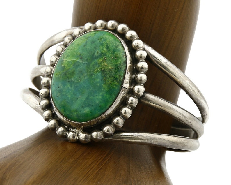 Women's .925 Silver Crescent Valley Turquoise Signed Jerry - Etsy