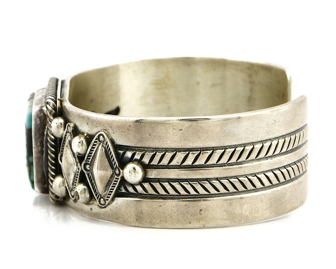 Women's Navajo Turquoise Bracelet .925 Silver Mike Begay - Etsy