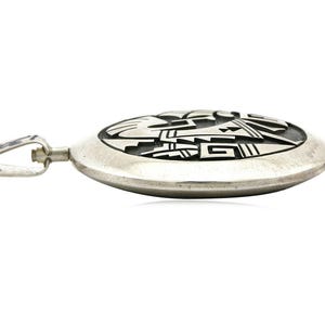 Navajo Spinner Pictograph Spinner Signed Artist CW .925 SOLID Silver ...