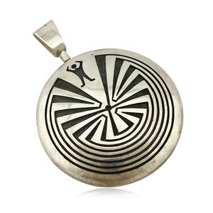 Navajo Spinner Pictograph Spinner Signed Artist CW .925 SOLID Silver ...