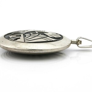 Navajo Spinner Pictograph Spinner Signed Artist CW .925 SOLID Silver ...