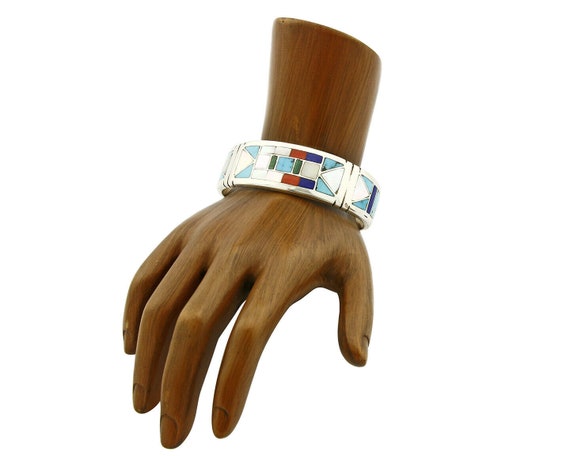 Early Artist David Freeland Inlaid Natural Gemstone .… - Gem