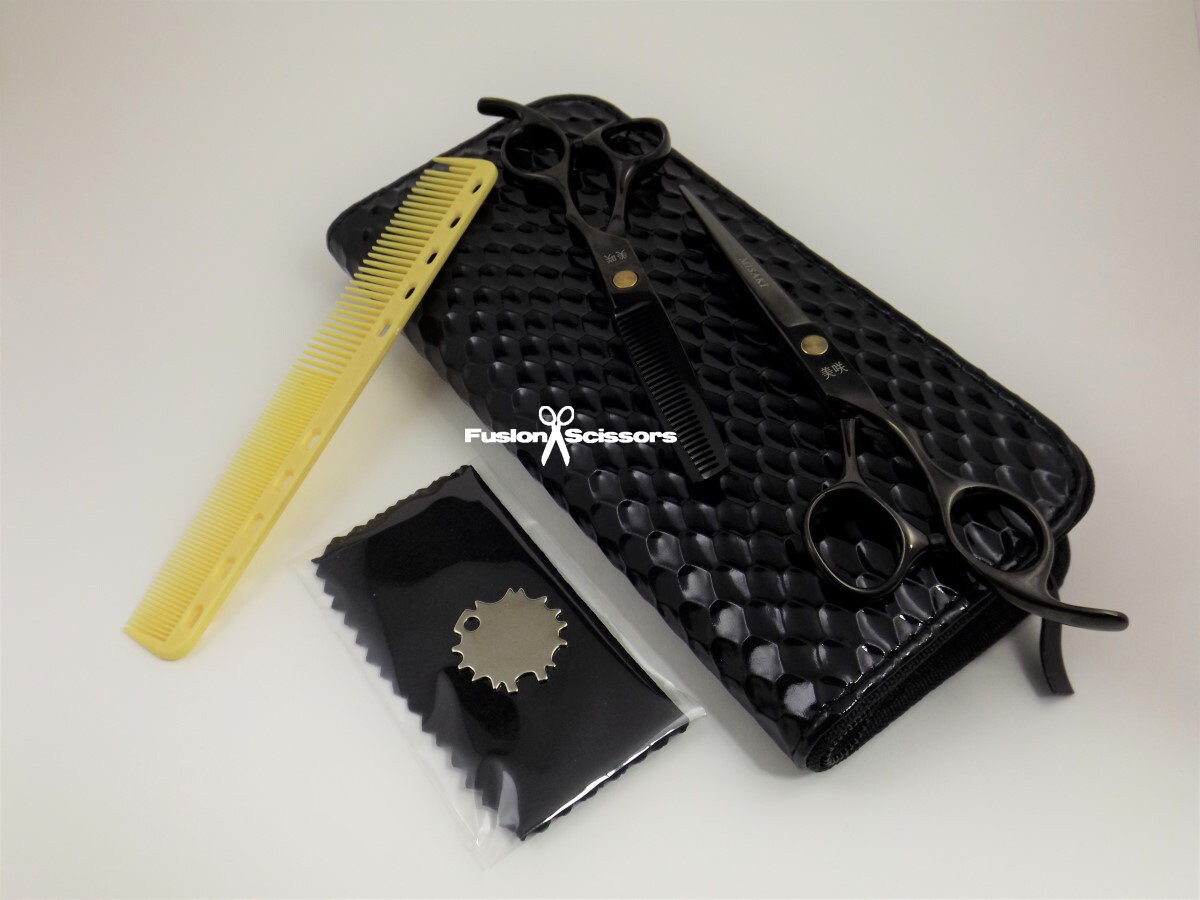 Misaki Hair Scissors Set Thinning&cutting 6.0 With Case and Cutting ...