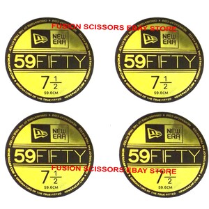 New Era Cap 59fifty 9fifty Gold Stickers Replacement - Etsy