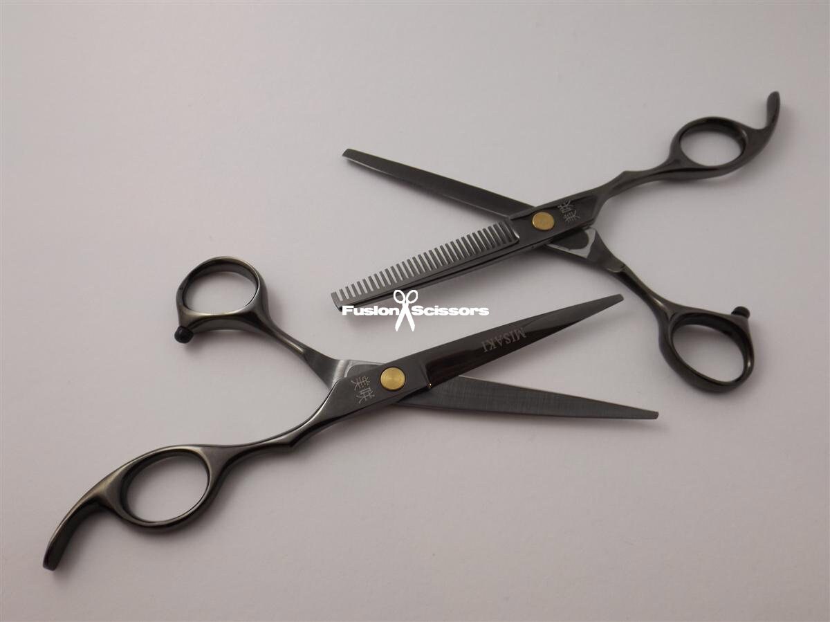 Misaki Hair Scissors Set Thinning&cutting 6.0 With Case and Cutting ...