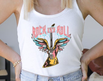 Ladies Heavy Metal Rock and Roll Tank Top Acdc Highway to Hell - Etsy