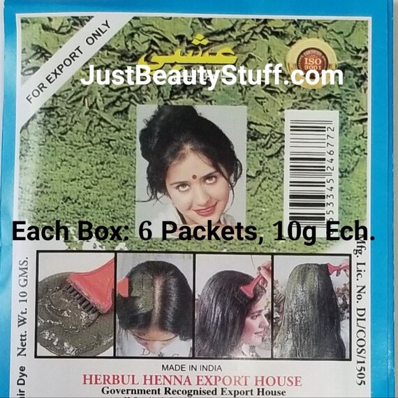Blue Black Hair Dye Box