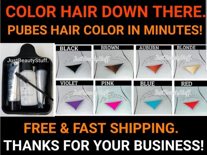 Dye Pubes Hair In Minutes Color Hair Down There Plants Based Formula