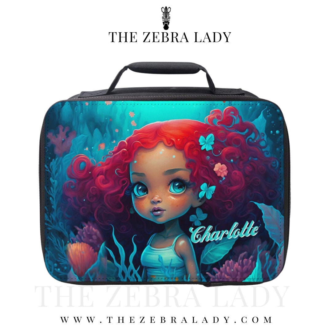 Little Mermaid's Lunch Box Personalized African American - Etsy
