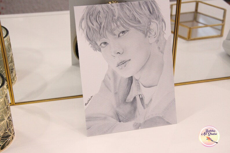 Enhypen Lee Heeseung Art Print Pencil Drawing Fanart Kpop - Etsy UK