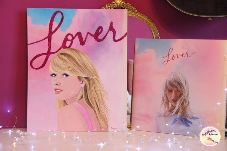 Taylor Swift Lover ERA Portrait, Original Acrylic Portrait Painting ...