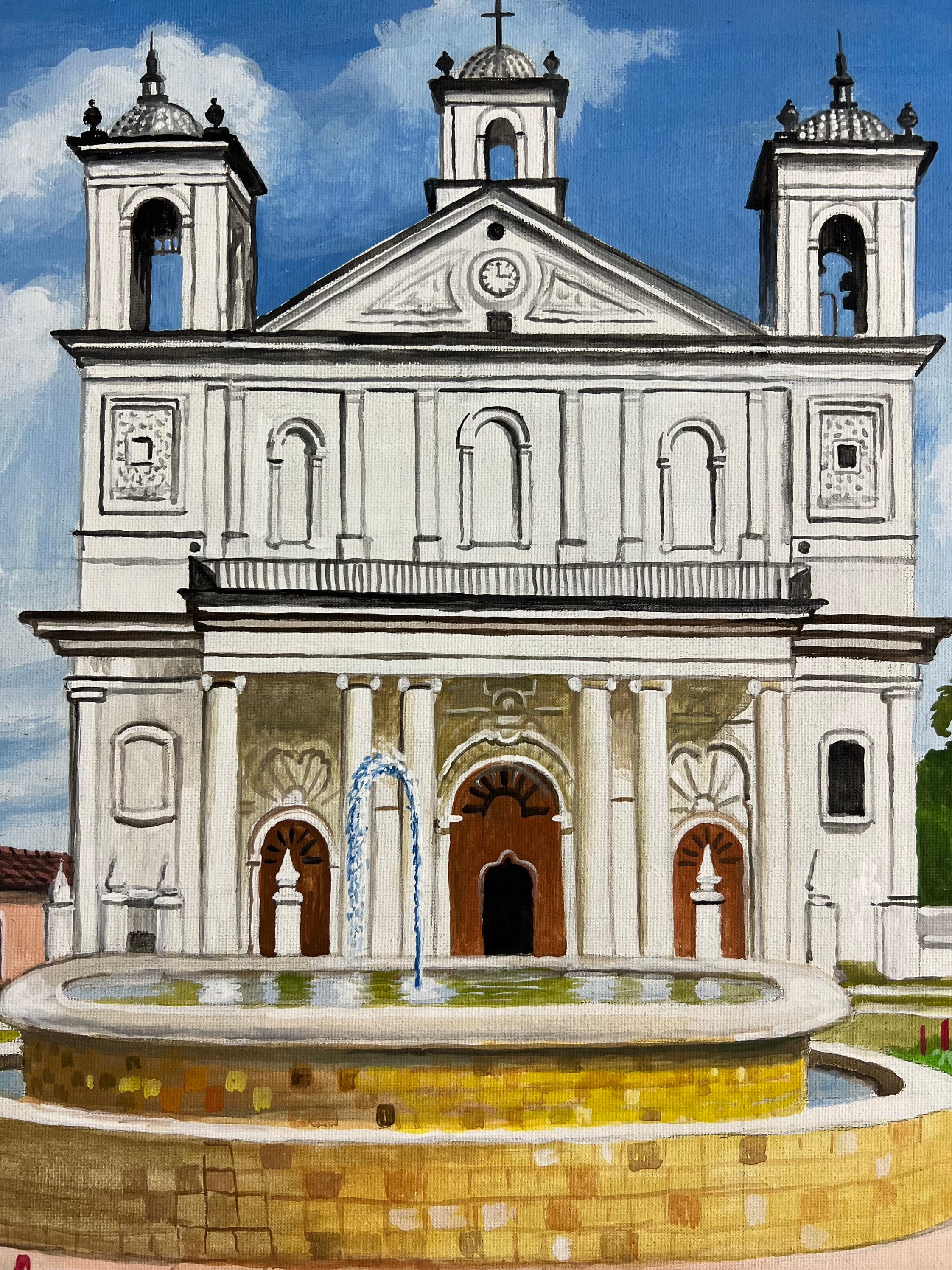 Iglesia Santa Lucía Suchitoto El Salvador Art - Etsy