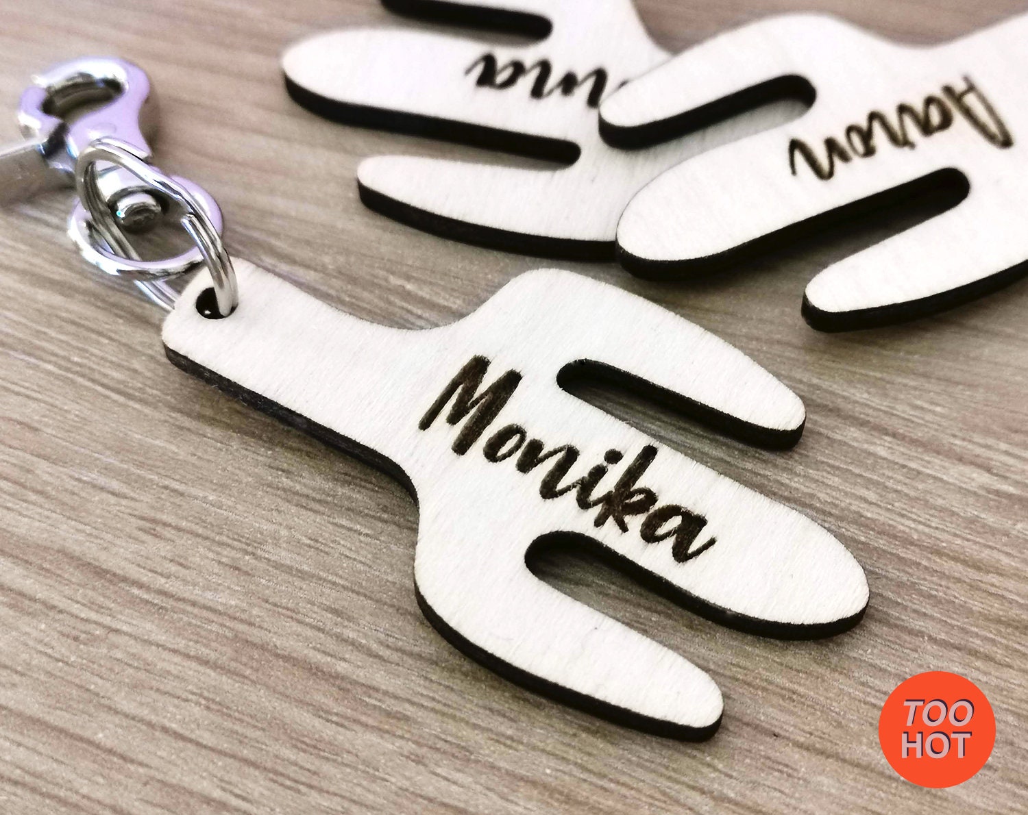 Wooden Keyring UFO Personalized Key Holder Wall Mountable - Etsy