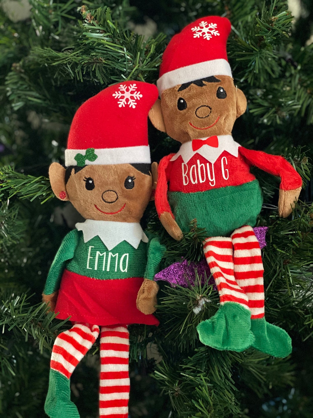 Personalized Christmas Elves - Etsy