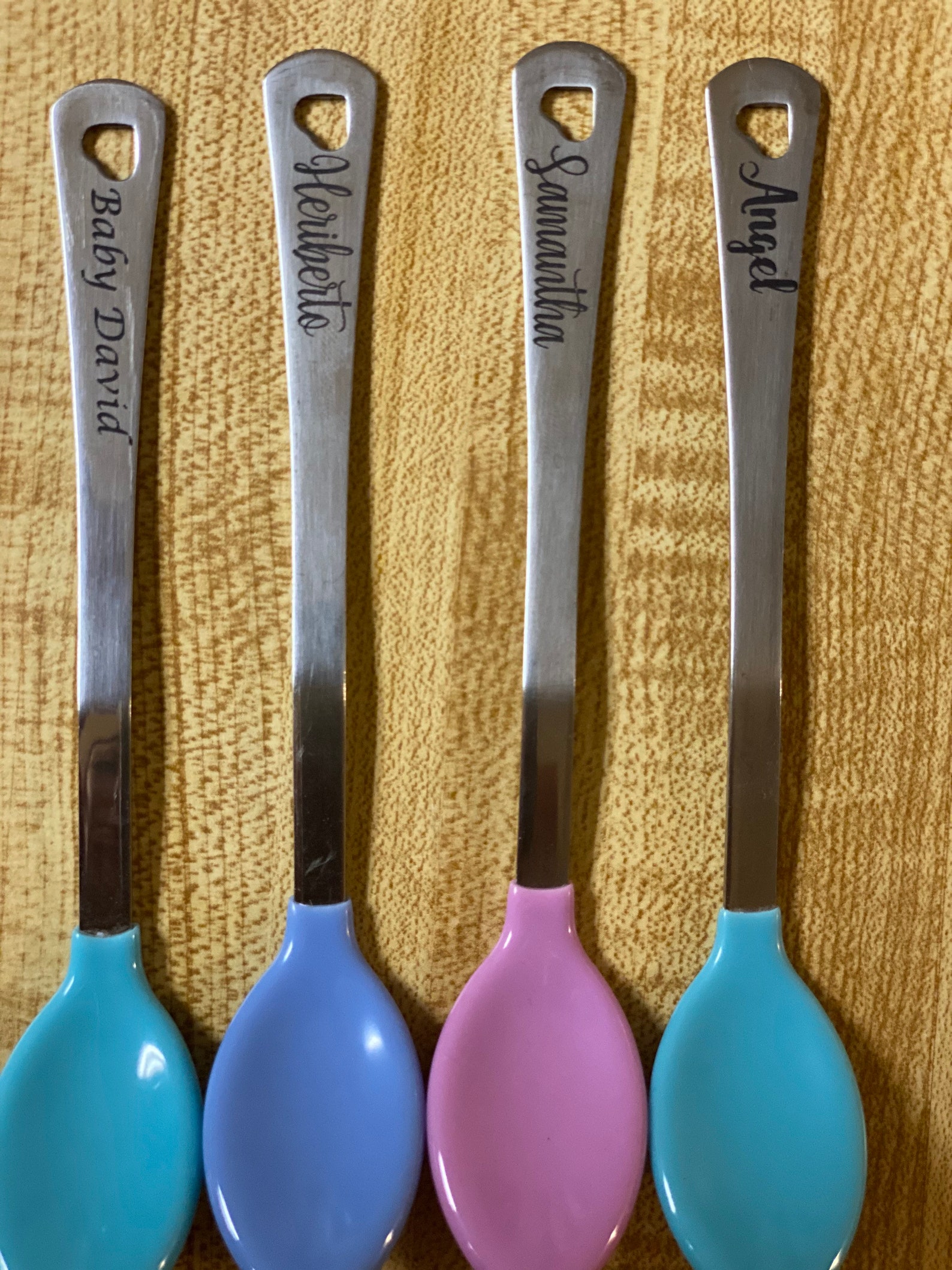 Personalized Engraved Baby Spoon Keepsakes - Etsy