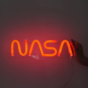 NASA LED Neon Sign - Etsy