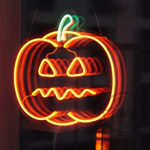 Ghost Neon Sign. Spooky Halloween Led Neon Lamp. Halloween - Etsy