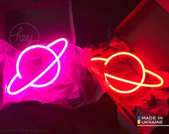 Planet LED Neon Sign | Etsy